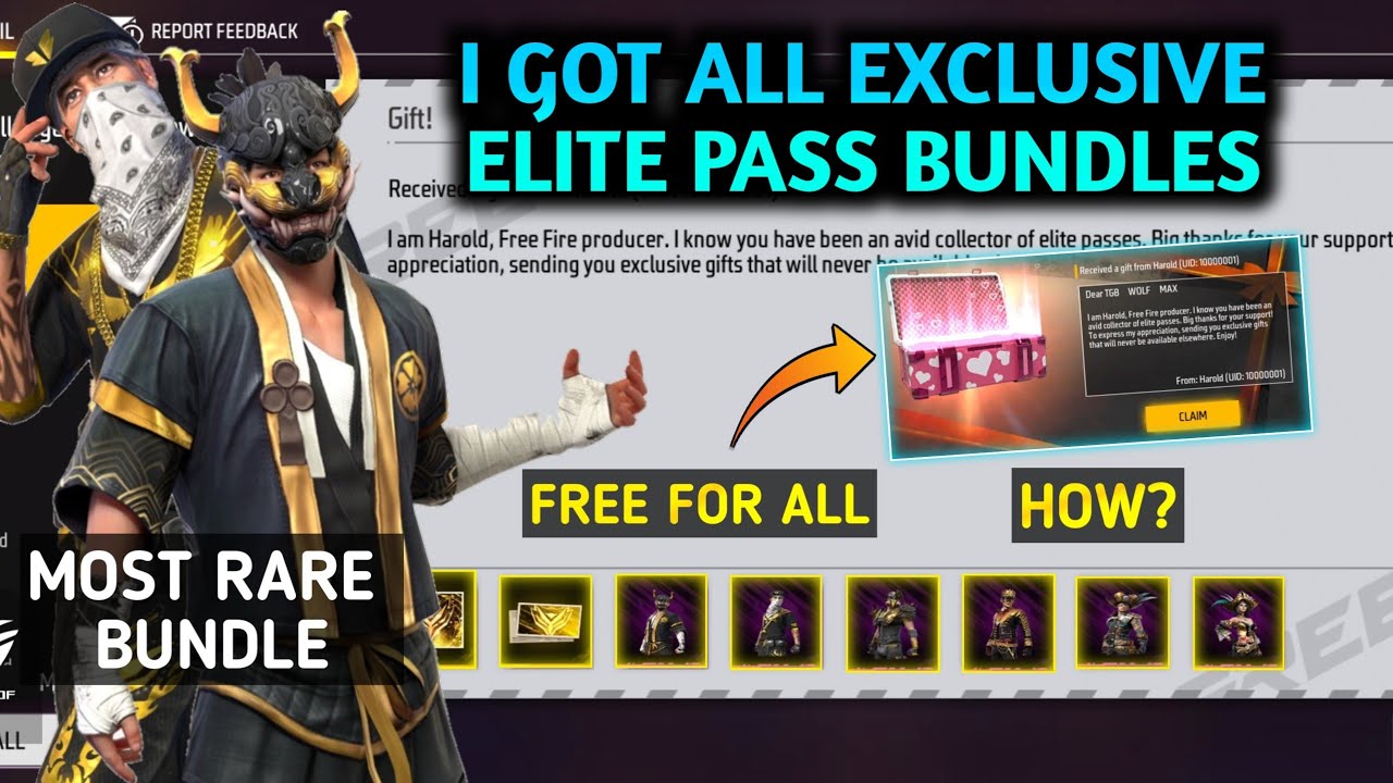🤯 HOW TO GET EXCLUSIVE ELITE PASS BUNDLES FREE 🔥 I GOT MOST RARE ...