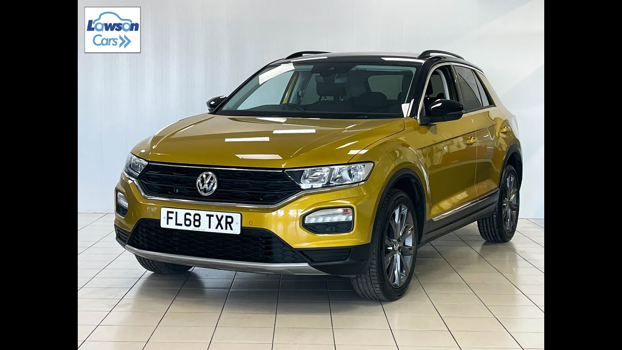 VW T-Roc 1.5 TSI EVO Design 5dr - FL68 TXR - YouTube