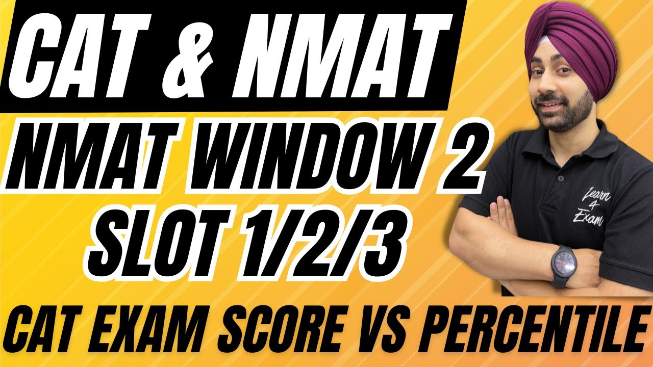 CAT Exam 2024 Slot 1/2/3 Review | CAT Score Vs Percentile | NMAT Window ...