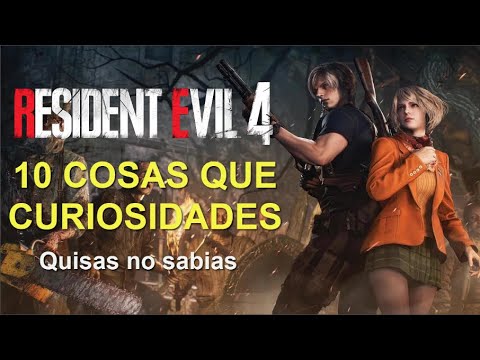 10 CURIOSIDES QUE QUIZAS NO SABIAS DE Resident Evil 4 Remake - YouTube