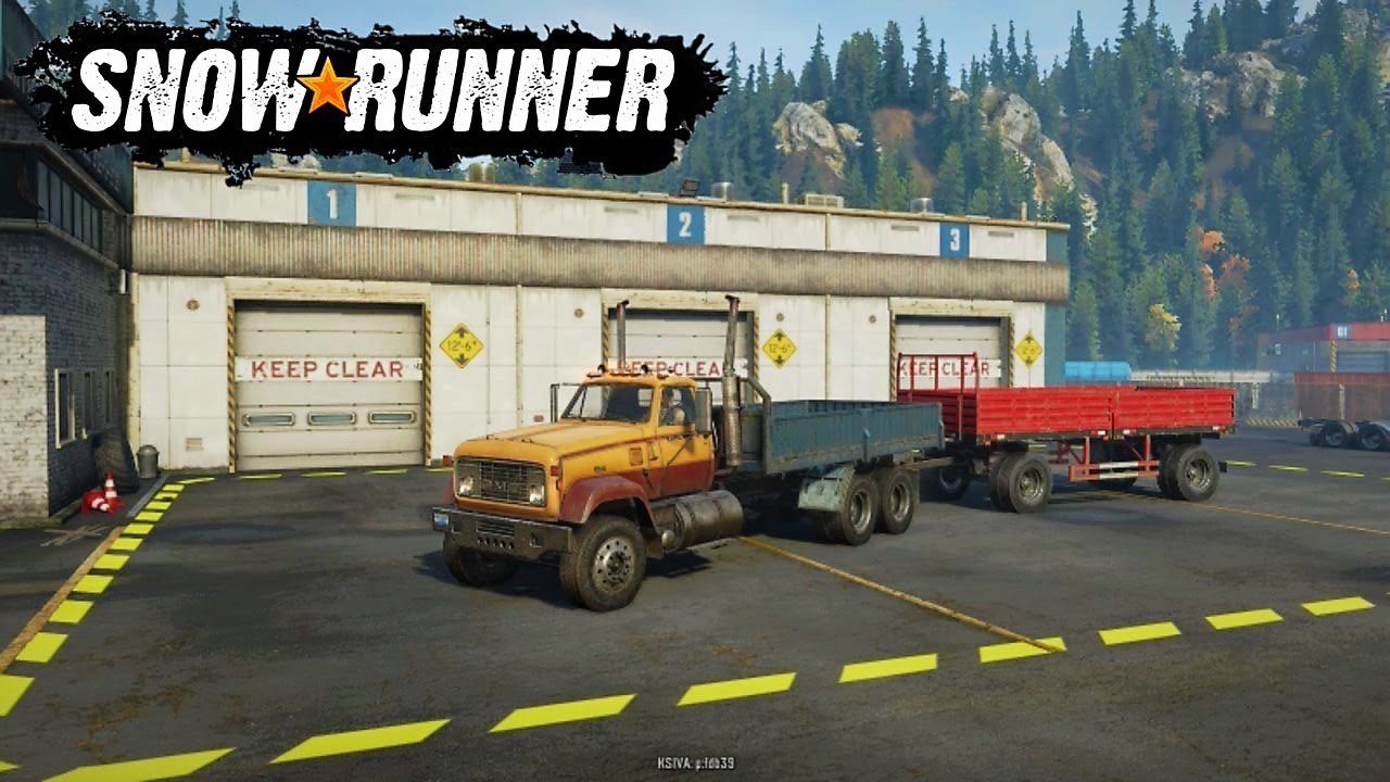 Snow Runner Michigan - Rio Negro: Desbloqueando a garagem - YouTube