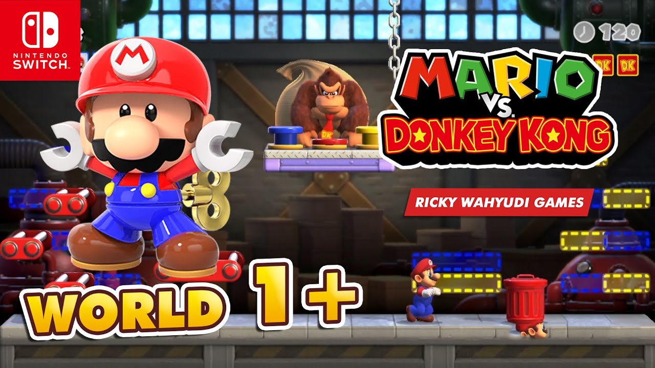 MARIO VS. DONKEY KONG | Part 9 - Classic Style - Mario Toy Factory ...