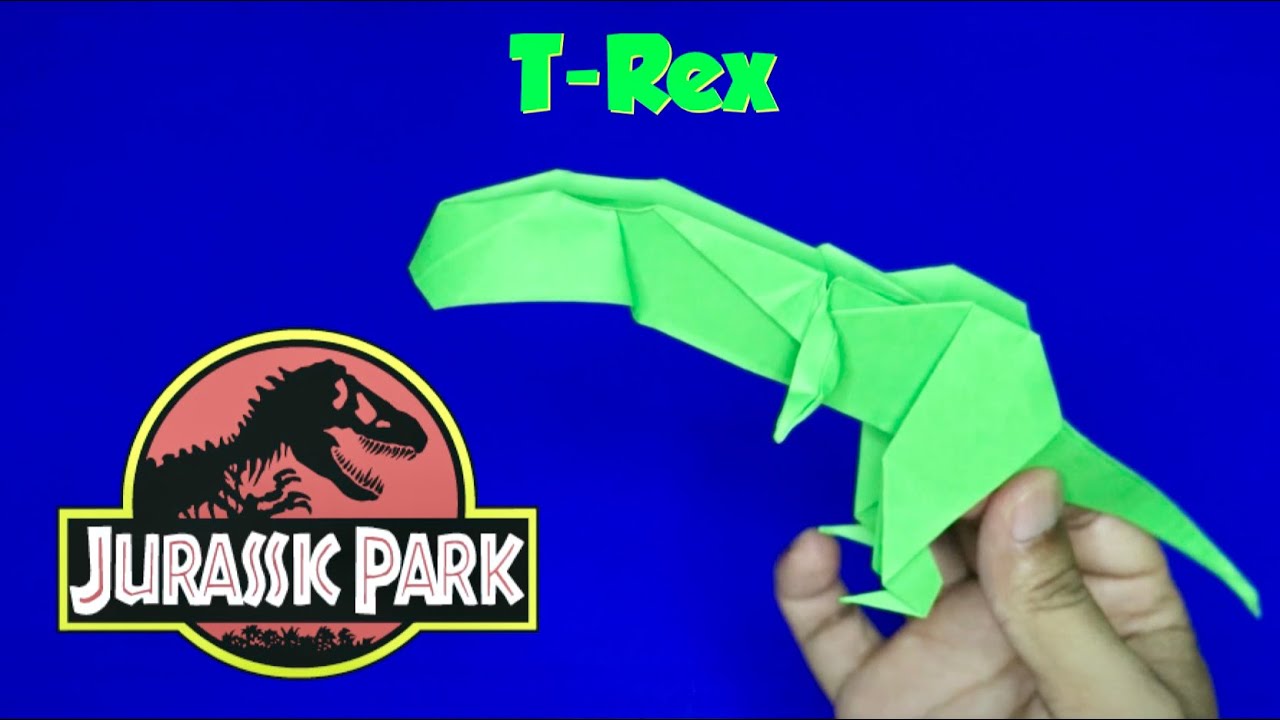 Origami T Rex Yapimi Video Origami Brontosaurus || Easy Origami