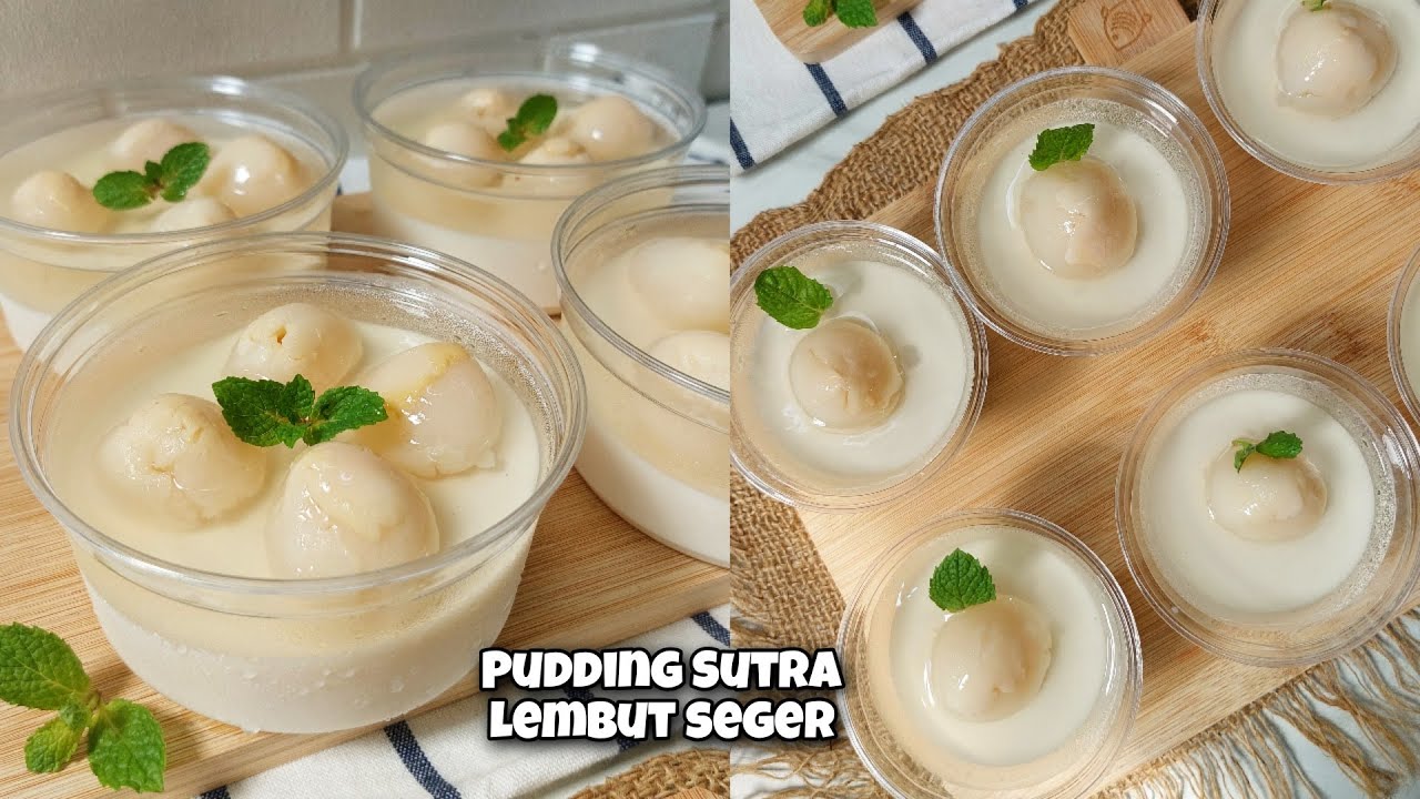 PUDDING SUTRA DALAM CUP!! LEMBUT, DINGIN, SEGER NIKMAT!! - YouTube