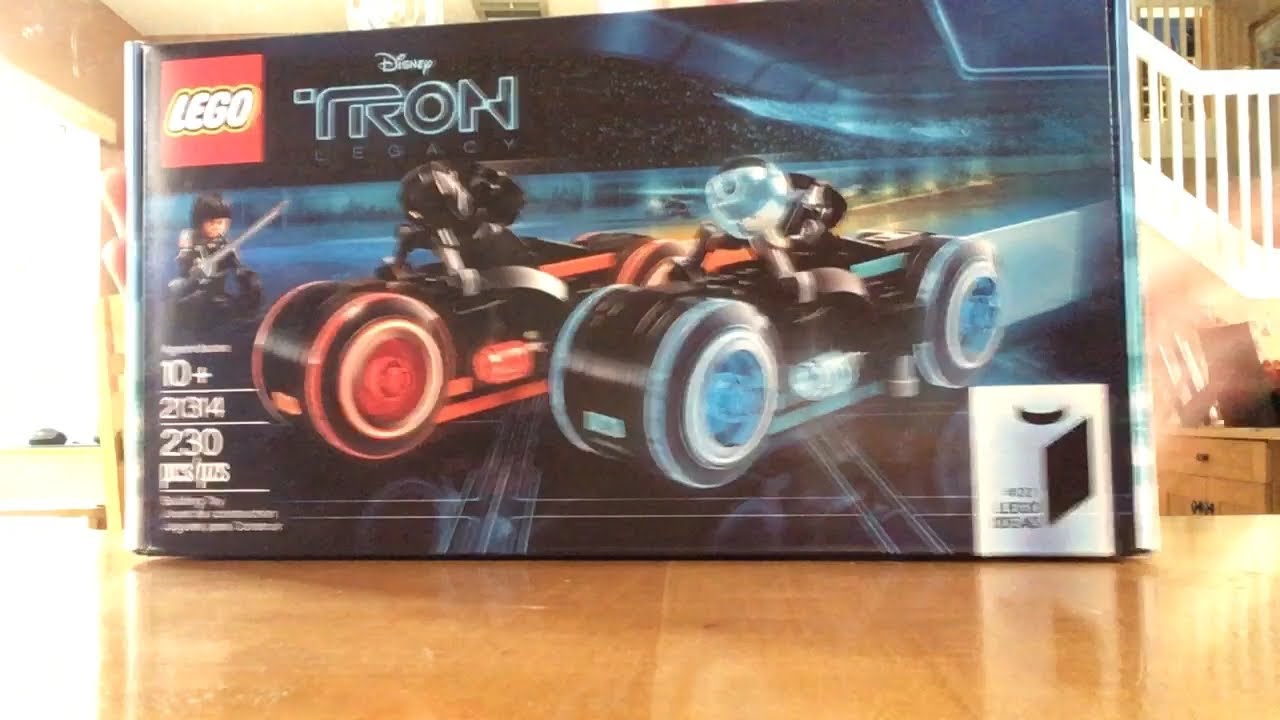 LEGO Tron Legacy Light Cycle Set Review #21314 - YouTube