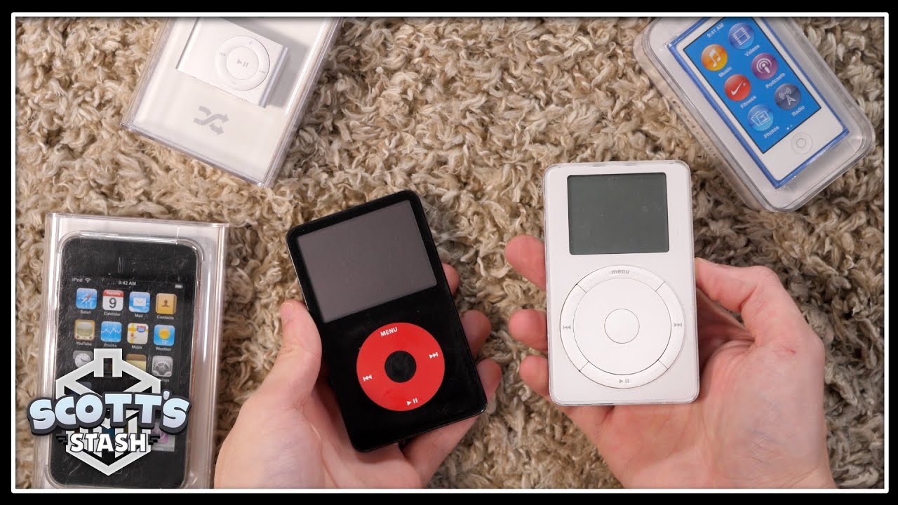 My iPod Collection and History - YouTube