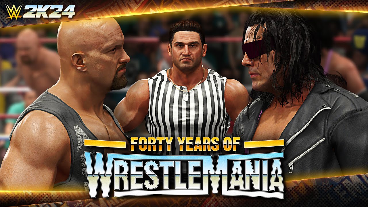 Wwe 2k24 Showcase Stone Cold Steve Austin Vs Bret The Hitman Hart