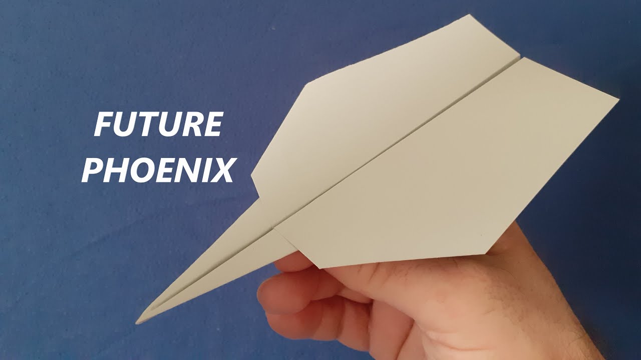 Future paper airplanes - FUTURE PHOENIX - TUTORIAL - FPA 160. - YouTube