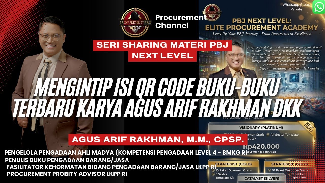 Mengintip Isi QR Code Buku-Buku Terbaru Karya Agus Arif Rakhman dkk ...