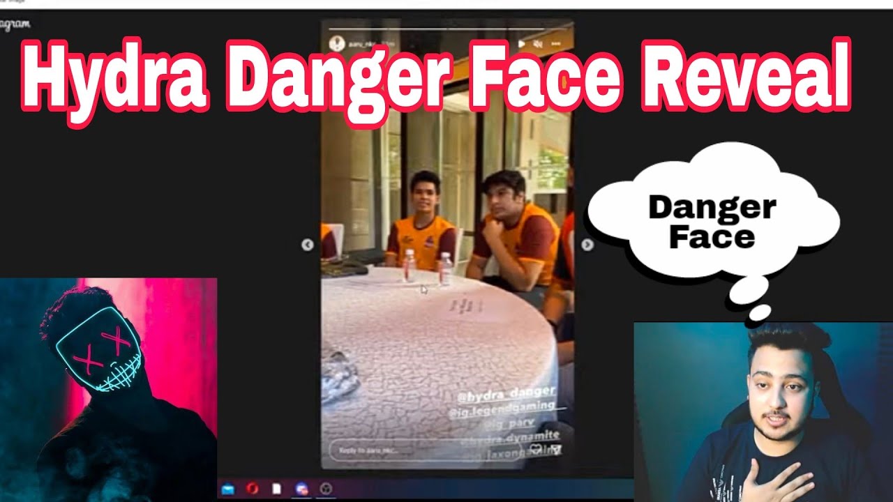 Hydra Danger Face Reveal || First Look Of hydra Danger || Finally ...