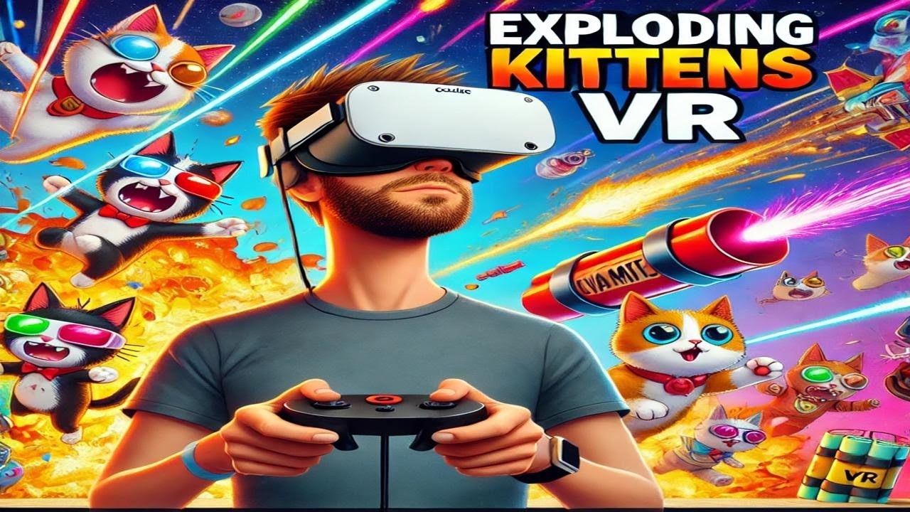 I Tried the Exploding Kittens VR Game Experience - YouTube