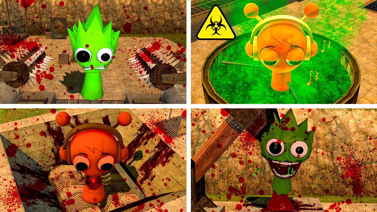 I Tortured NEW HORROR LIME AND ORANGE SPRUNKI SONG! In Garry's Mod ...
