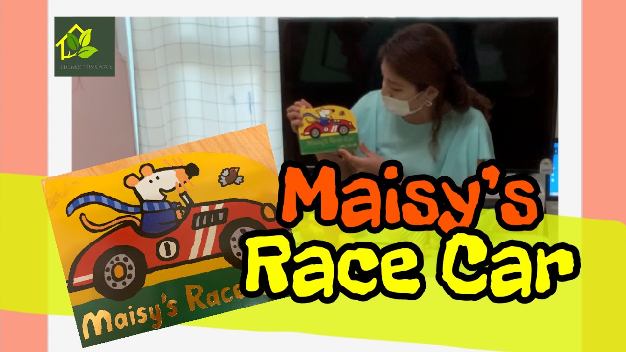 Maisy’s race car (with dolls) - YouTube