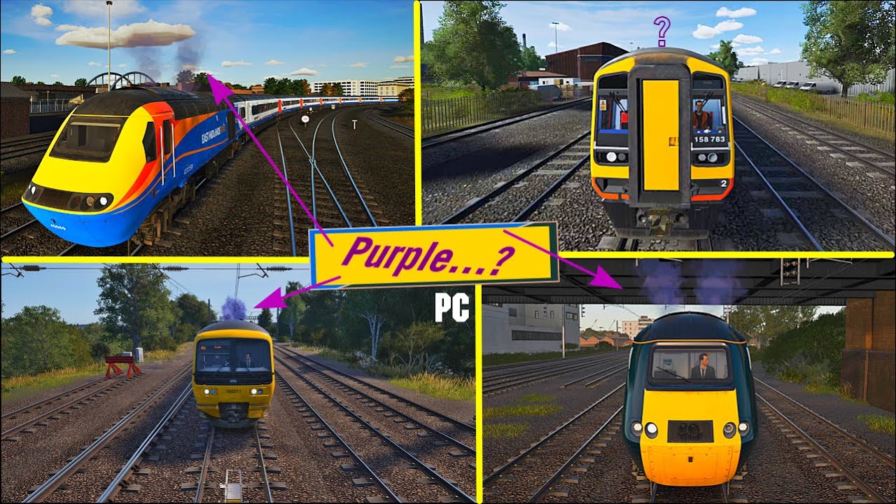 Puzzling Purple Phenomenon!? MML - EMT HST class 43, 158 & GWR class 43 ...