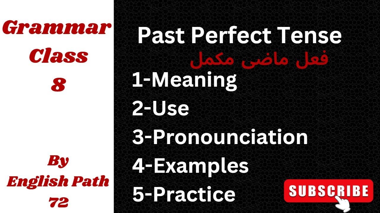 Past Perfect Tense فعل ماضی مکملLearn Tenses Definition with Examples ...