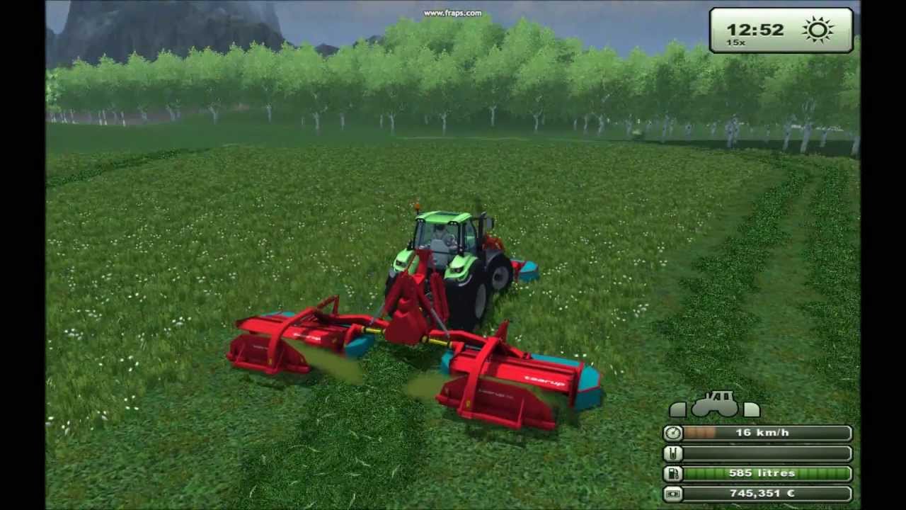 [Farming simulator 2013] Kverneland Taarup mowers pack - YouTube