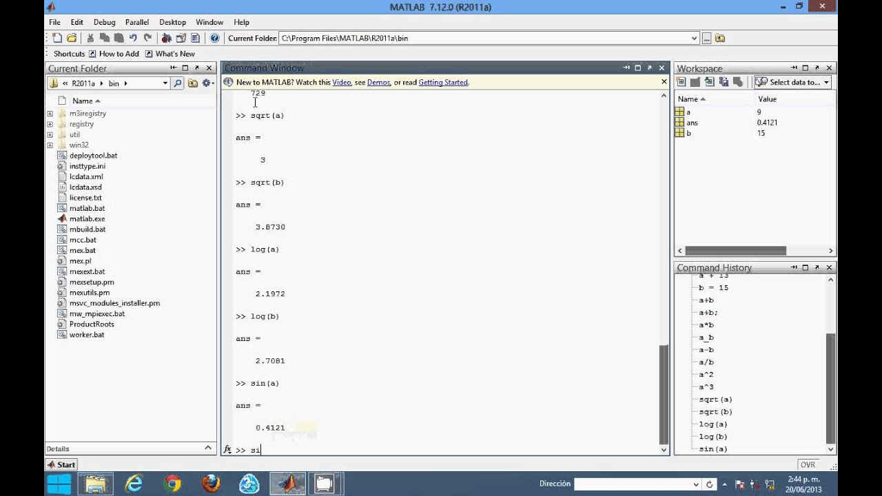 Introducción a Matlab. Lección 1. - YouTube