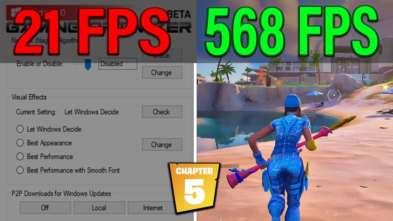 Fix FPS Drops & BOOST FPS In Fortnite Chapter 5! (Easy Steps) - YouTube