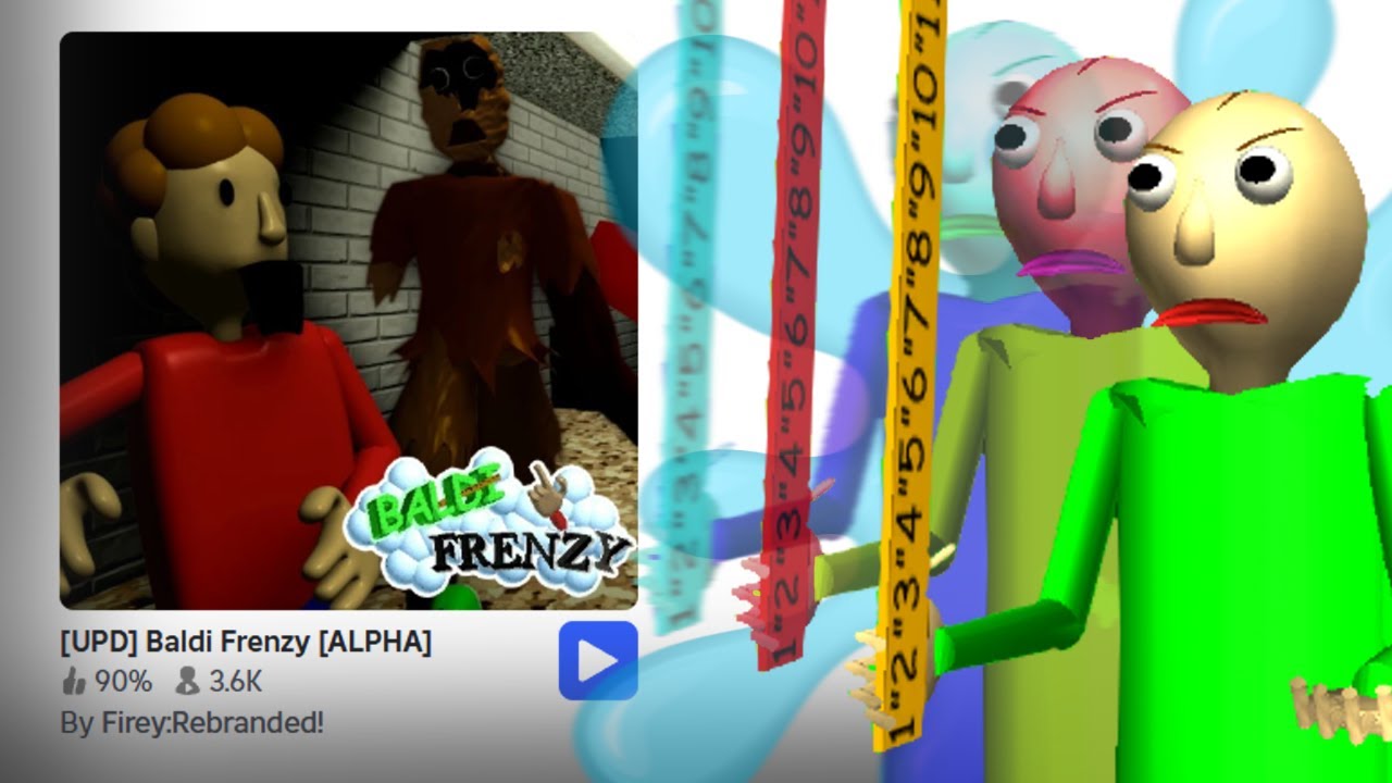 BALDI'S BASICS BUT I'M BALDI?? (Baldi Frenzy) - YouTube