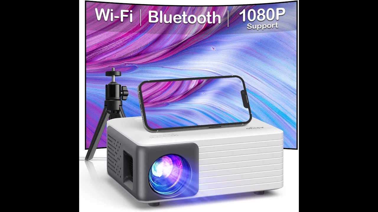 AKIYO Mini Projector Review – PROS & CONS – Wi Fi & Bluetooth 1080P ...