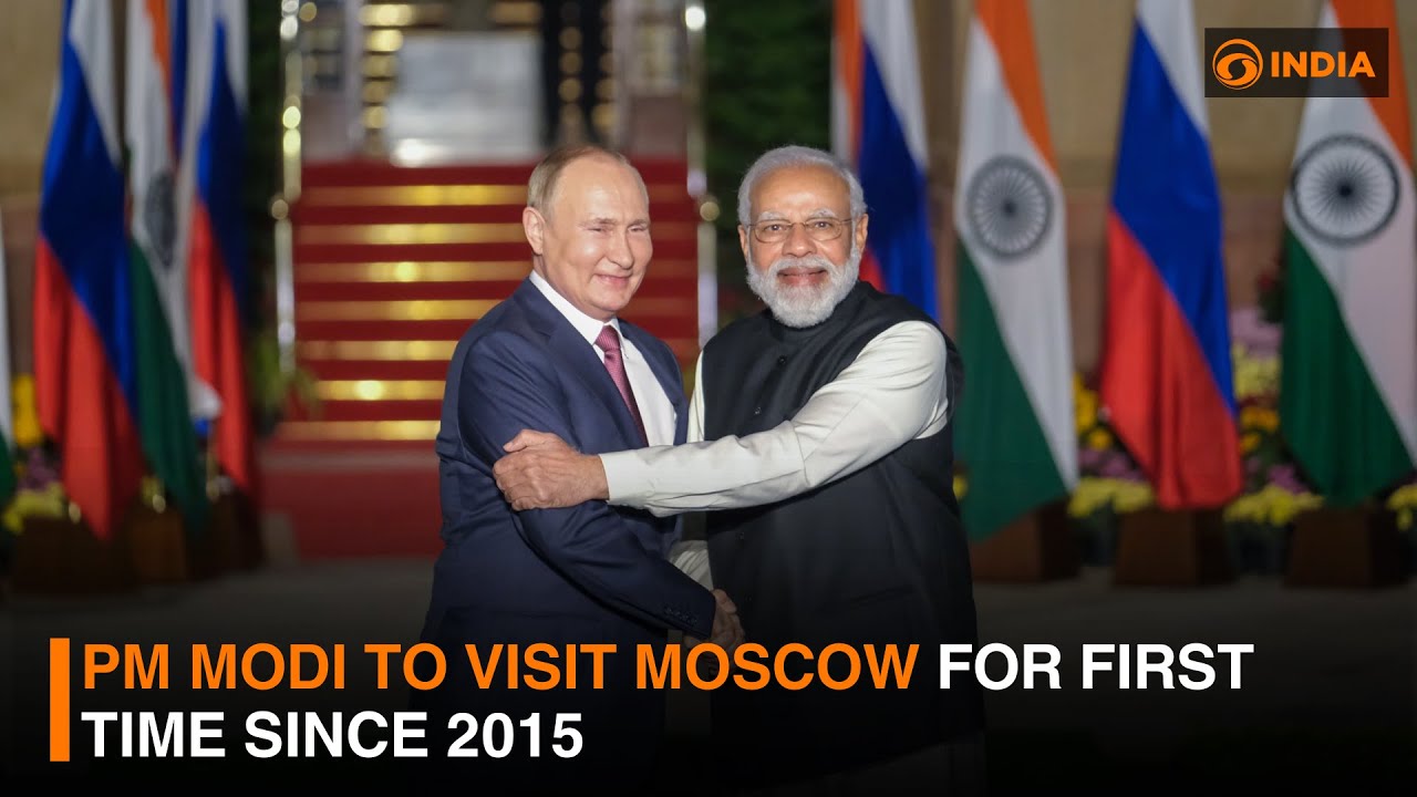 PM Modi to visit Moscow for first time since 2015 | DD India - YouTube