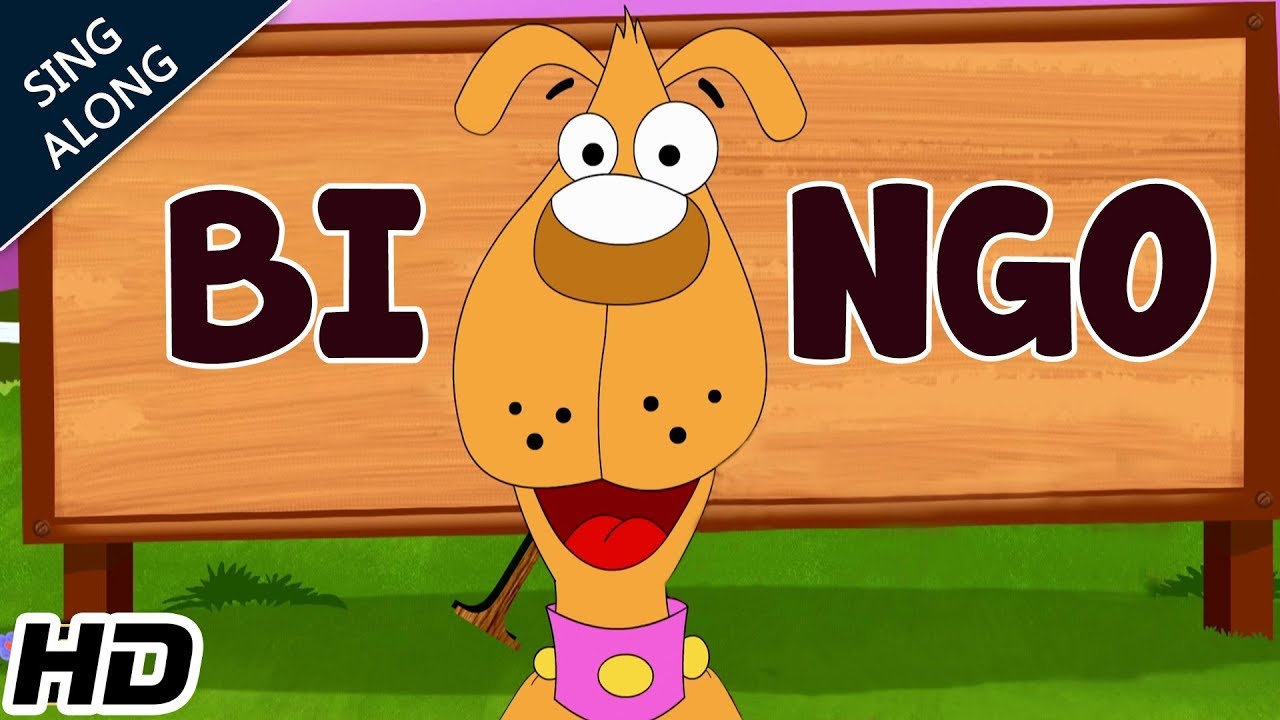 Bingo Dog Song (HD) SING ALONG Nursery Rhymes With Lyrics – Shemaroo ...