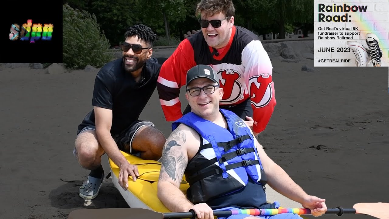 SDPN Virtual 5K - Can Steve Dangle Kayak Across Lake Ontario? - YouTube