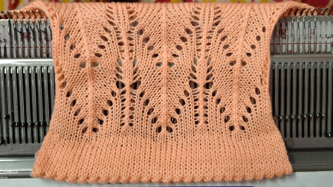 #KnittingMachineDesign # Very beautiful net/ Jali design # Sweater ...