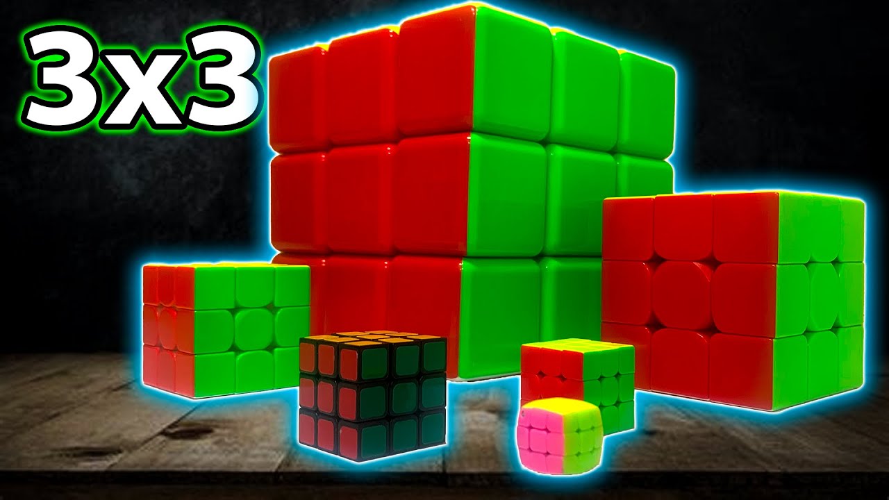 Solving Rubik's Cubes of Different Sizes - YouTube