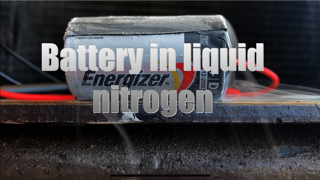 Liquid nitrogen experiment . How cold before a battery stops producing ...