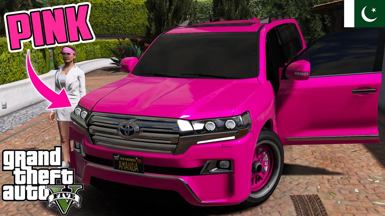 Micheal Buying Pink Toyota Landcruiser For Amanda | GTA 5 Pakistan ...