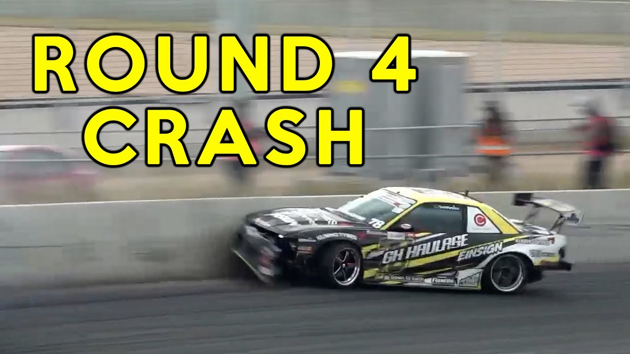 WALL RIDE CRASH - Drifting SA Round 4 - YouTube
