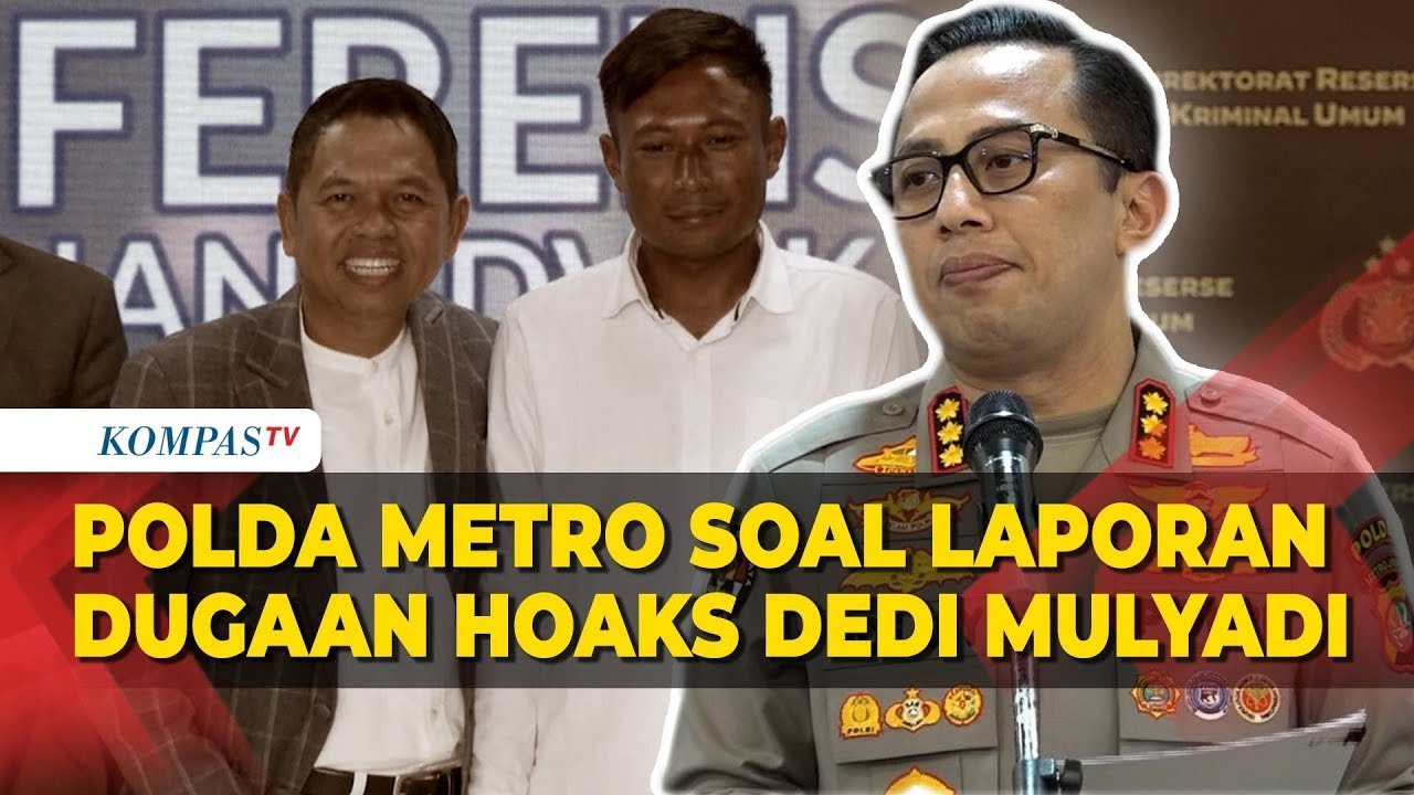 Polda Metro Jaya Tindak Lanjuti Laporan Dugaan Hoaks Dede dan Dedi ...
