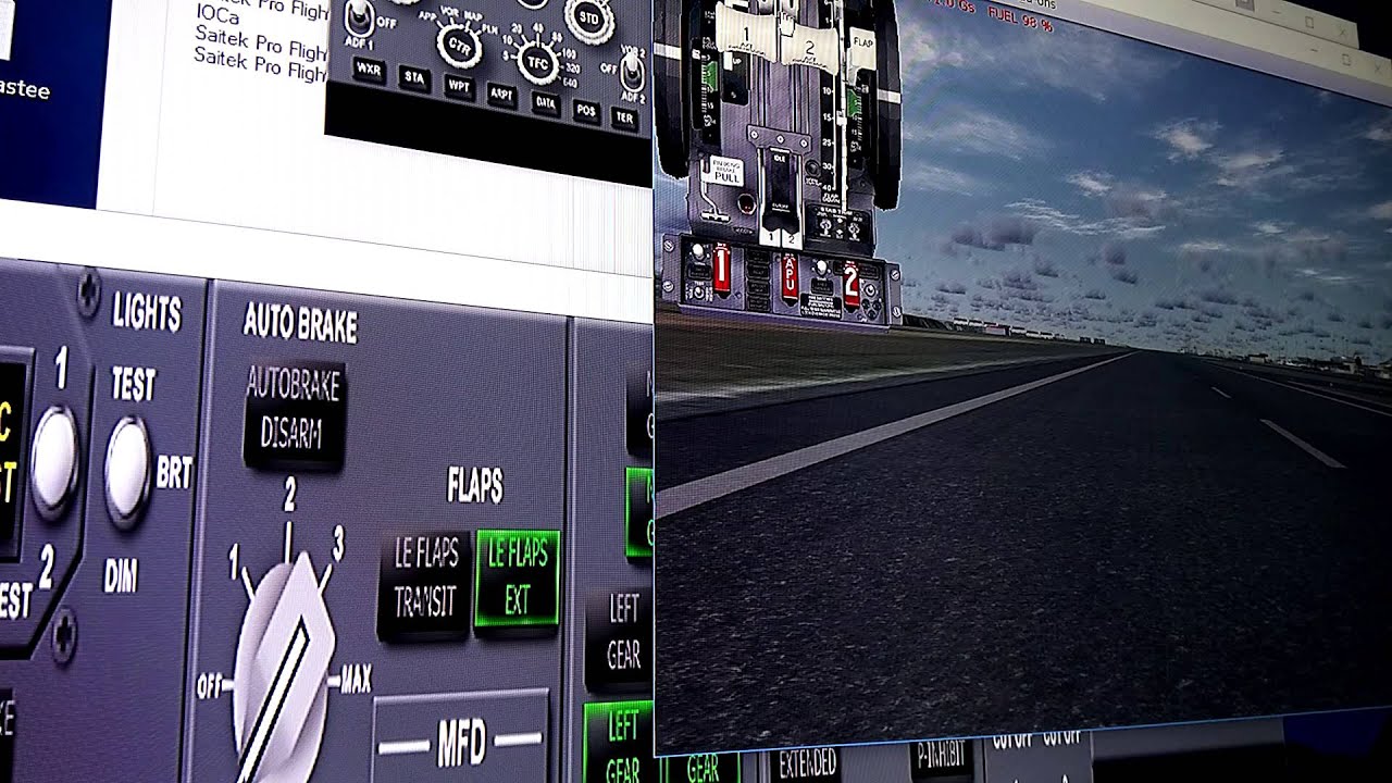 prosim 737 problem autobrake - YouTube