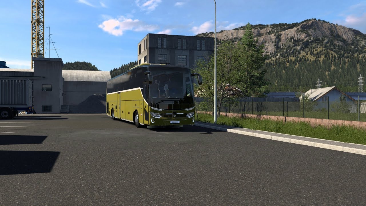 Euro truck simulator TEMSA bus Gameplay - YouTube