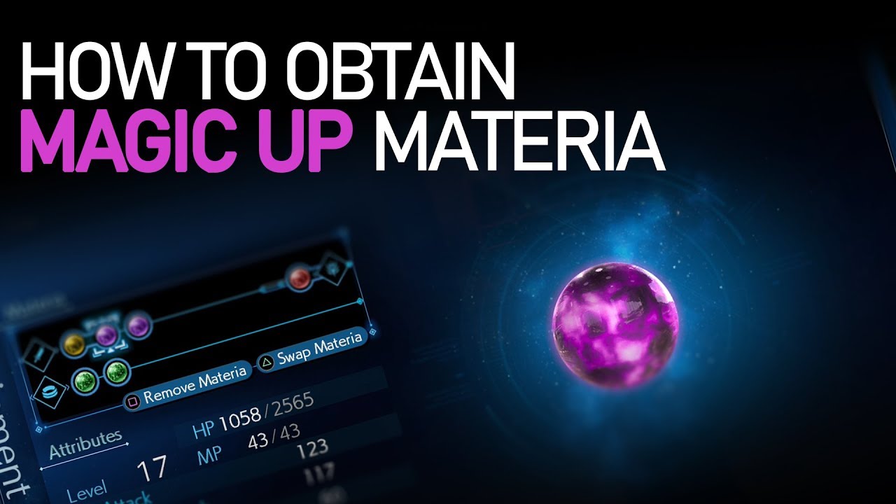 Final Fantasy VII Remake Magic Up Materia Location Guide Chapter 7 ...
