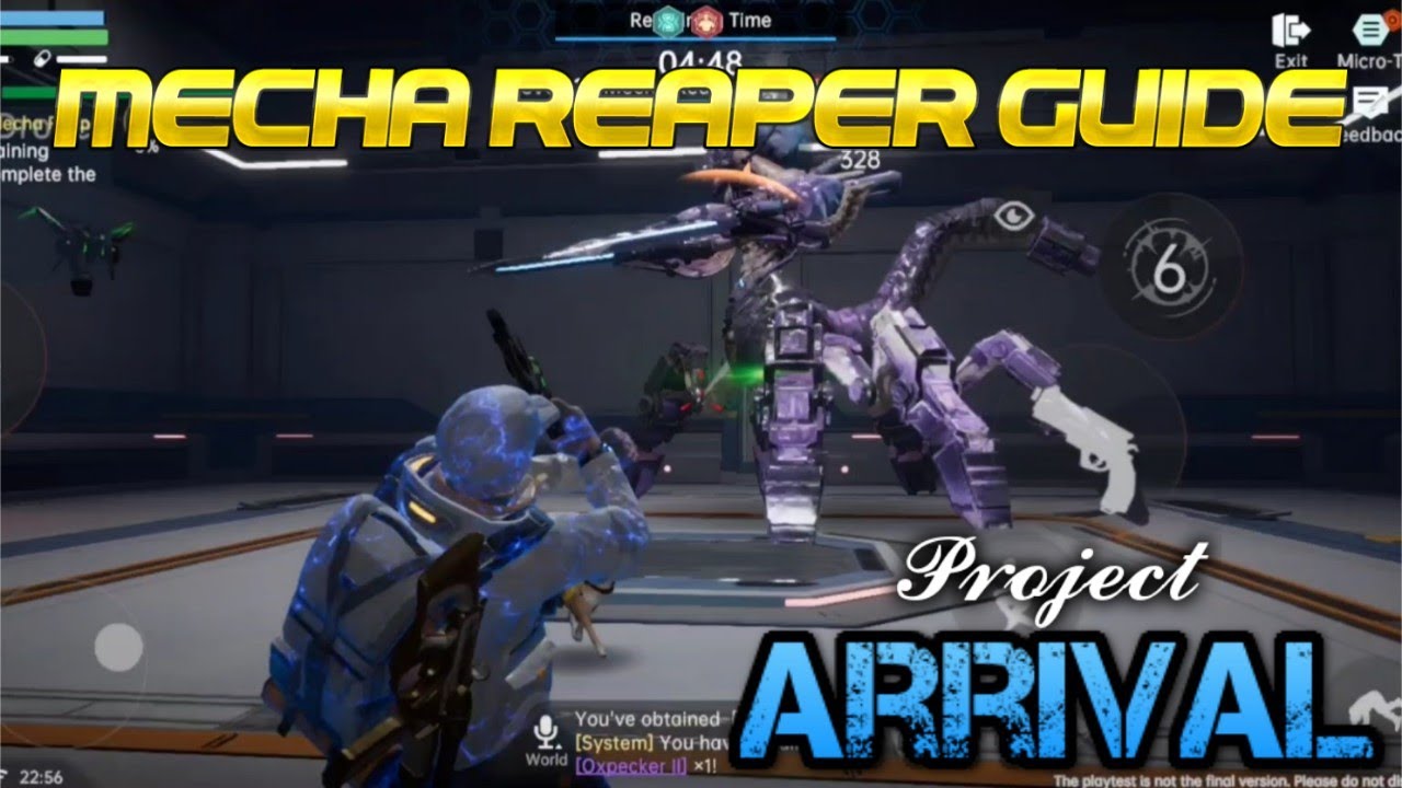 HOW TO KILL MECHA REAPER - PROJECT ARRIVAL - YouTube