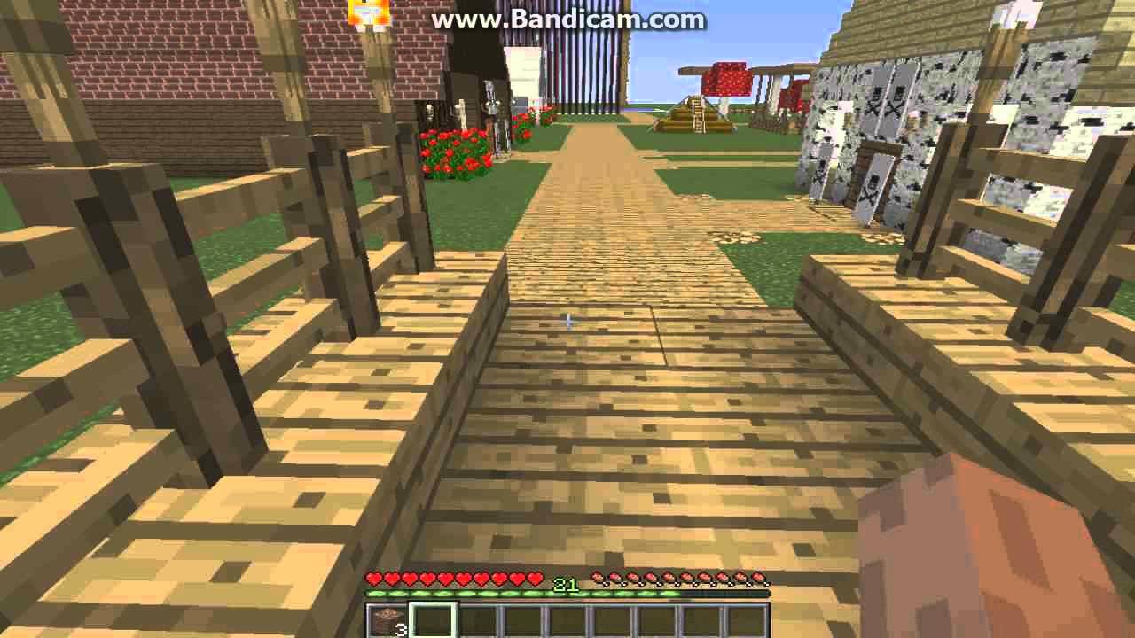 Minecraft vanilla s01e04 stavba parkuru pro kone part 1 - YouTube