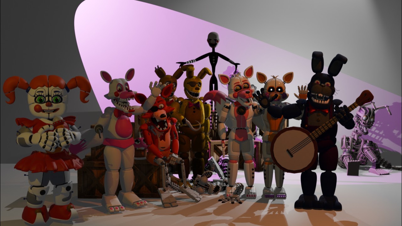 LOLBIT CREEPY FIVE NIGHT AT FREDDY - YouTube