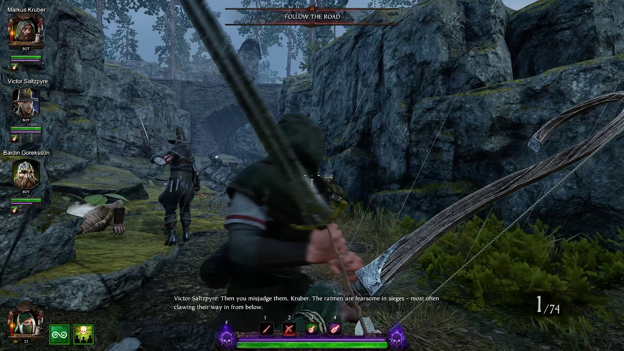 A little bit of that fabled elven accuracy - YouTube