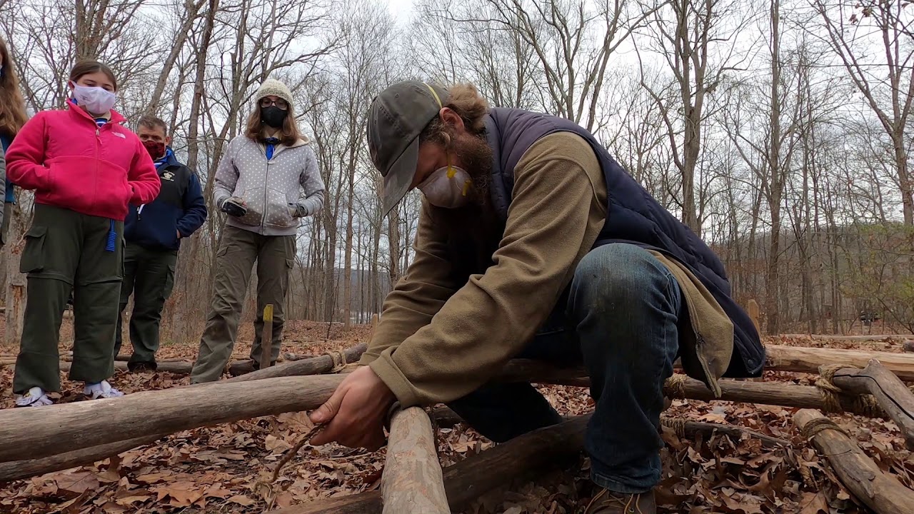 The Knot Report: Inverted Kingpost Truss Bridge - YouTube