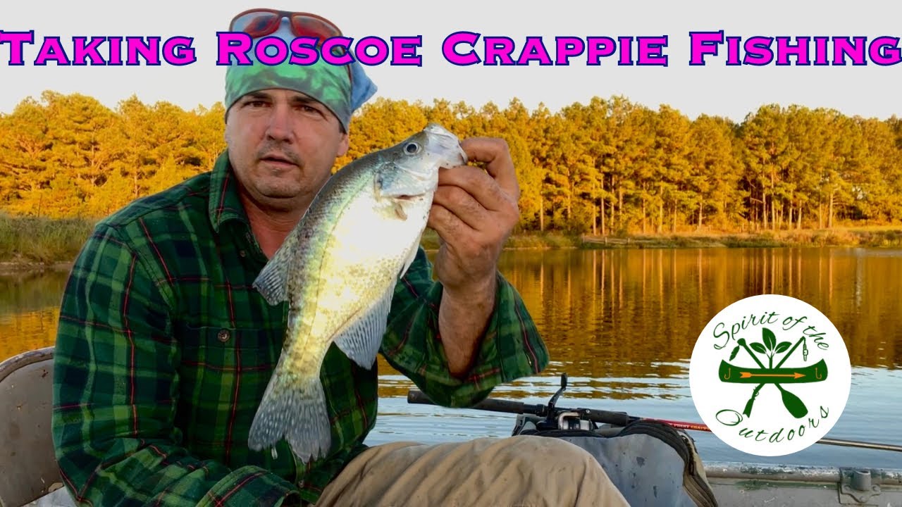 Taking Roscoe Crappie Fishing - YouTube