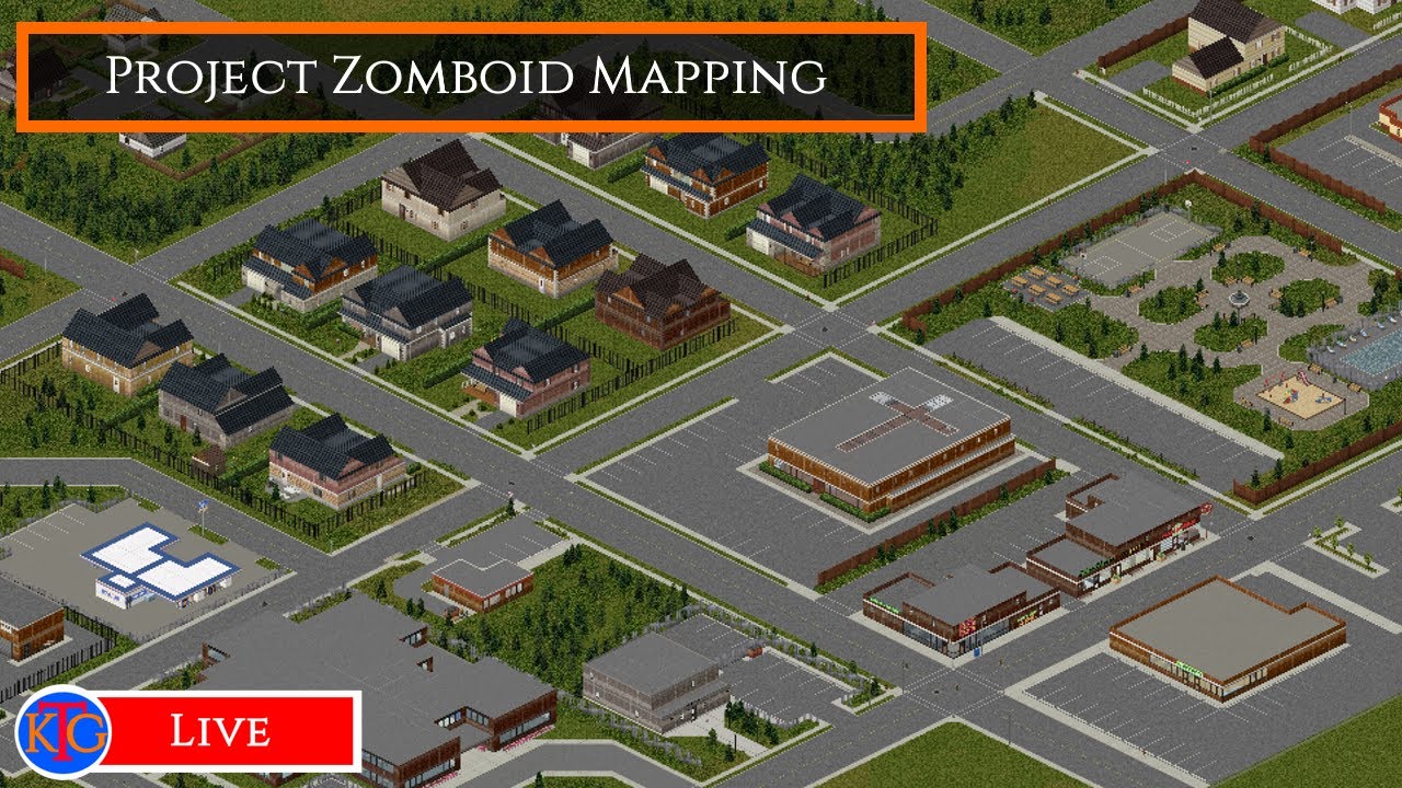 Working on the custom Map! - Project Zomboid Mapping [LIVE] - YouTube