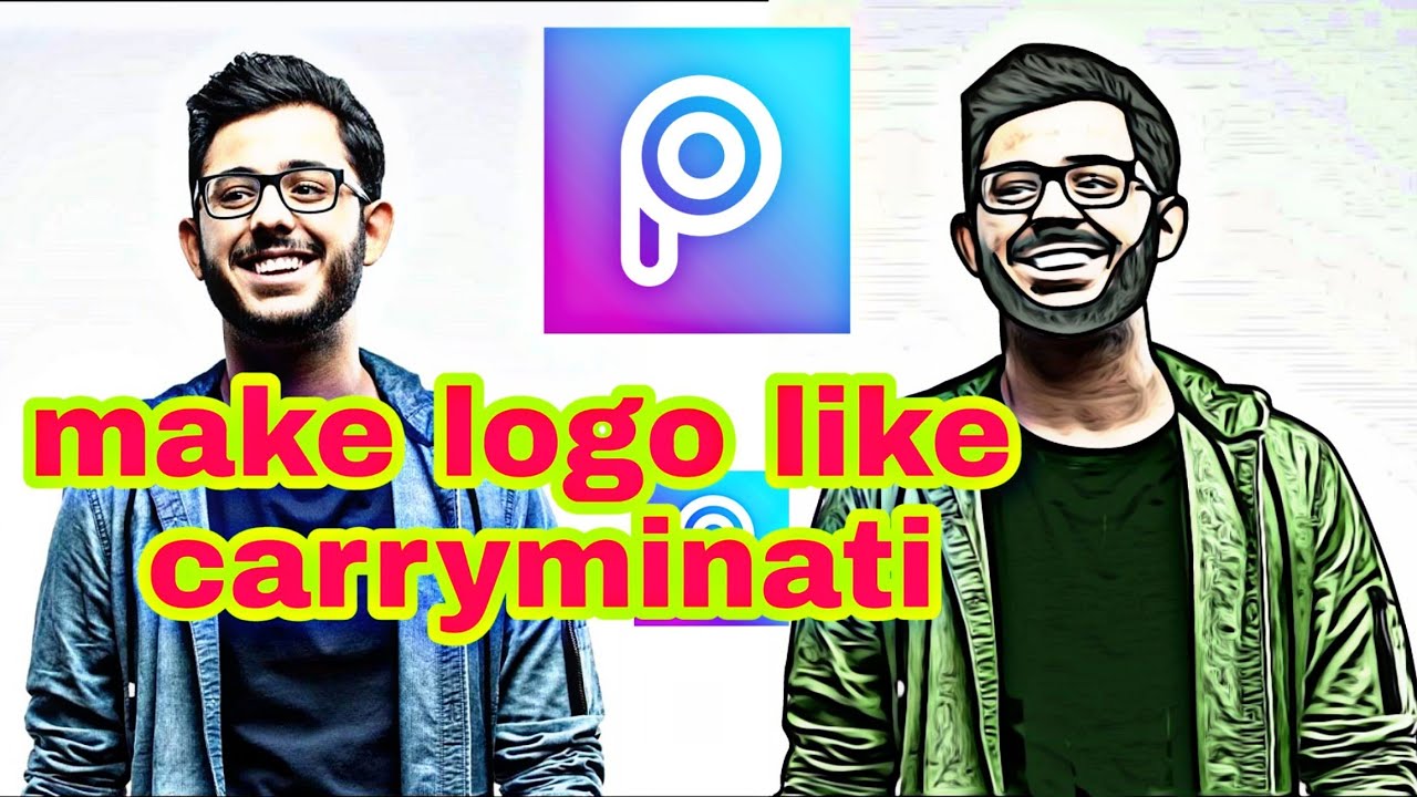 How to make logo like carryminati.#carryminati #logo # ...