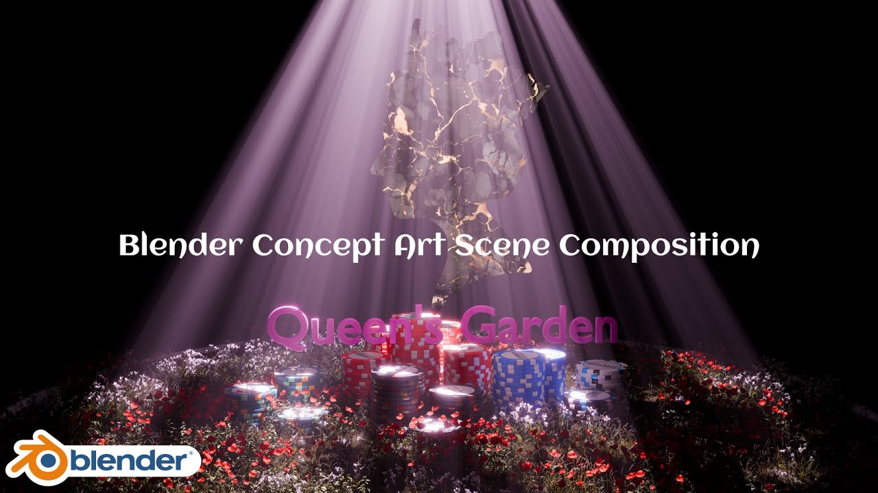 Blender Concept Art Scene Composition #3d #blender #conceptart - YouTube