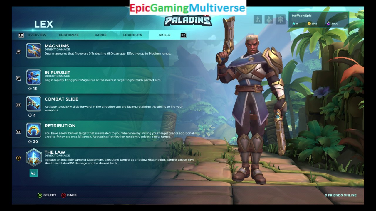 All Skills Of Lex The Flank Champion Revealed In Paladins Champions Of ...