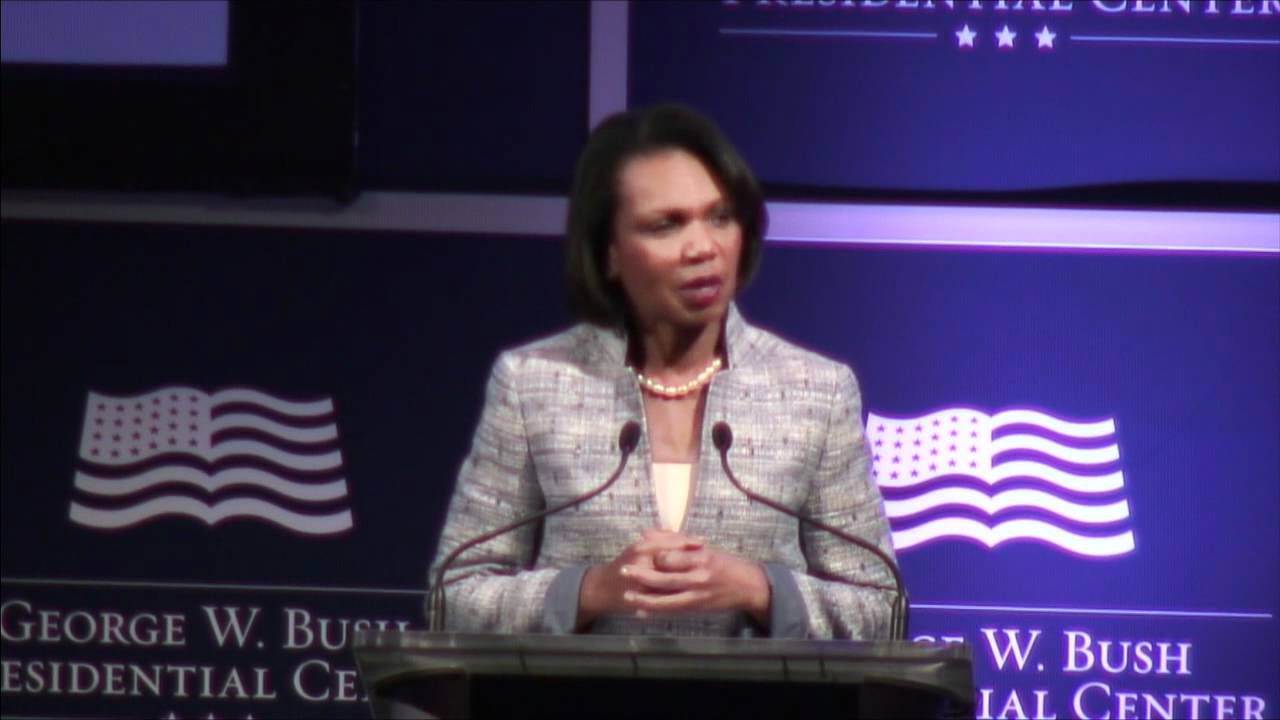Dr. Condoleezza Rice - Remarks, Part 2 - YouTube