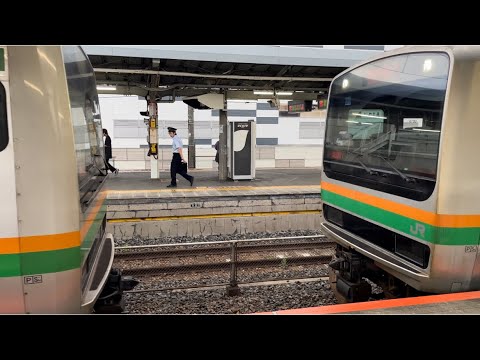 籠原駅3番線でE231系1000番台ｺﾂS-10編成とﾔﾏU519編成が切り離し（解結）されるシーン（2024.9.23.16:30） - YouTube