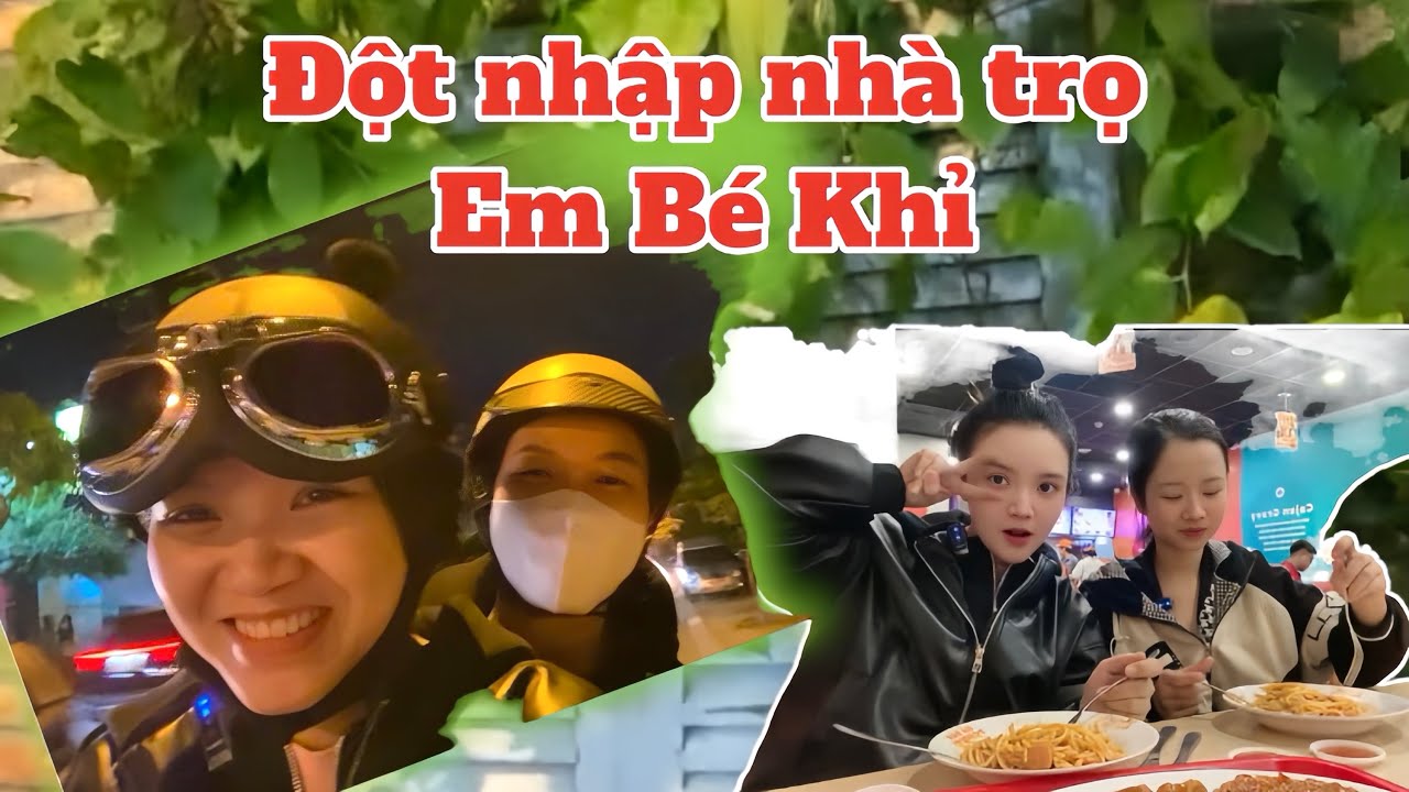 Jena Vlog 50 - Qua Nhà Trọ " Em Bé Khỉ " Rước Ẻm Đi Chơi ... - YouTube