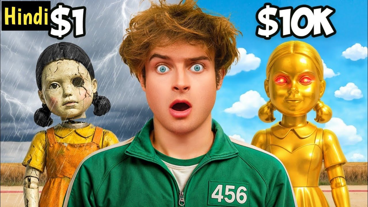 $1 vs $10,000 Squid Game! Topper Guild Hindi | Topper Guild Video In ...